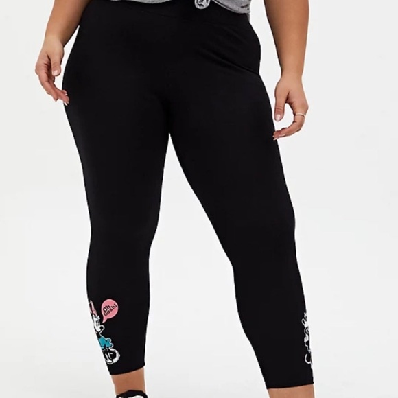 torrid | Pants & Jumpsuits | Torrid Minnie Mouse Crop Leggings | Poshmark